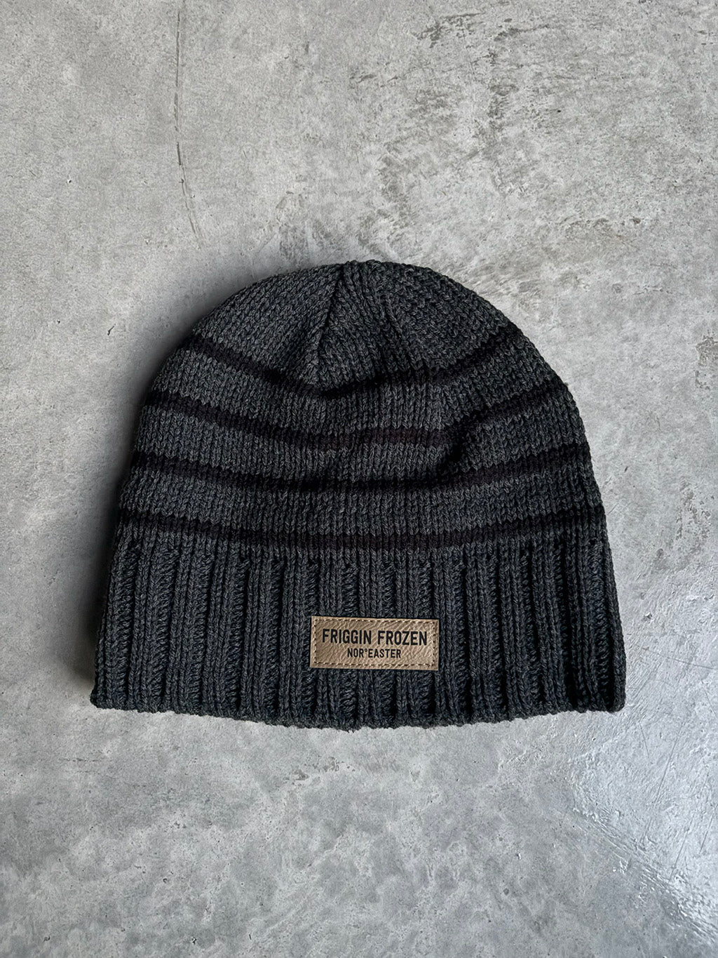 Friggin Frozen Stripped Toque | Warm Winter Hat | Nor'easter Apparel